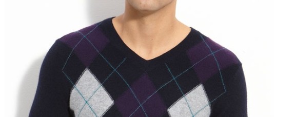 Style Debate: Wearing a sweater over nothing at all.