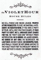 Style Poll: The Bar with Strict House Rules