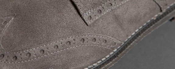 What would you pay? Billy Reid Grey Sueded Wingtips
