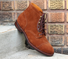 In Review: The J. Crew Ludlow Suede Cap Toe Boots