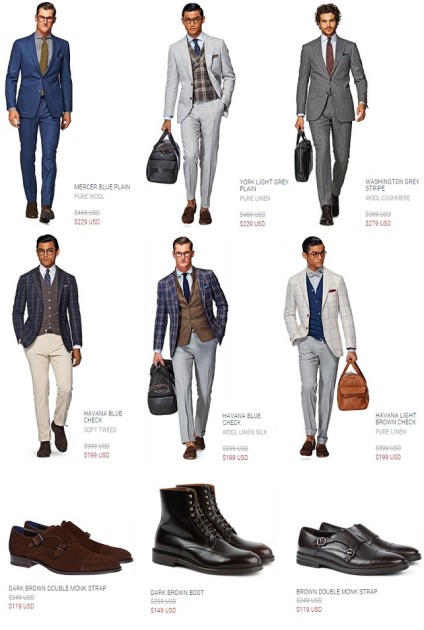 The Suitsupply Online outlet is BACK