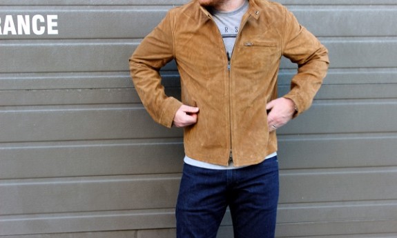 In Review: The J. Crew Factory Suede Cafe Racer Jacket
