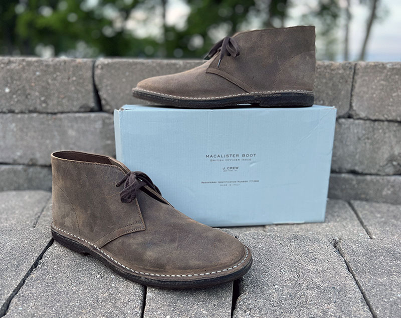 In Review: J.Crew MacAlister Desert Boots in Leather