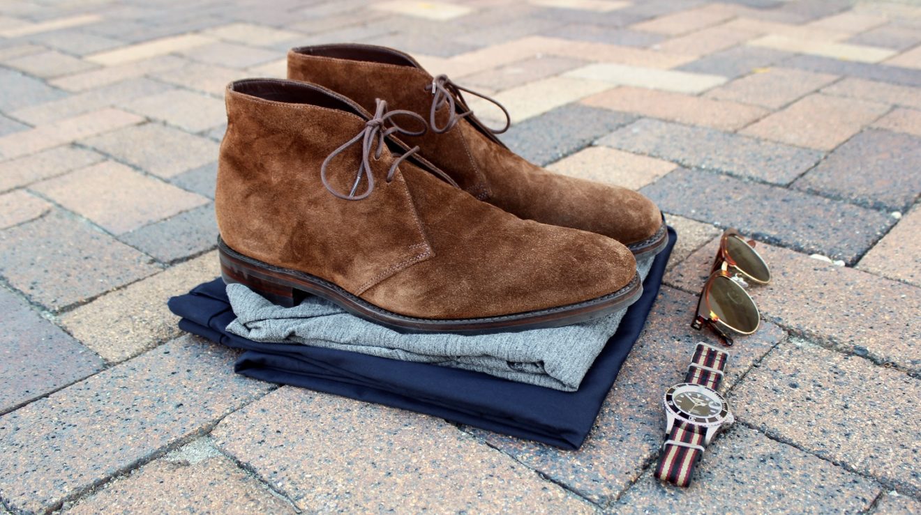 Chinos, Chukkas, Polo: Cool Color and Rich Suede for fall