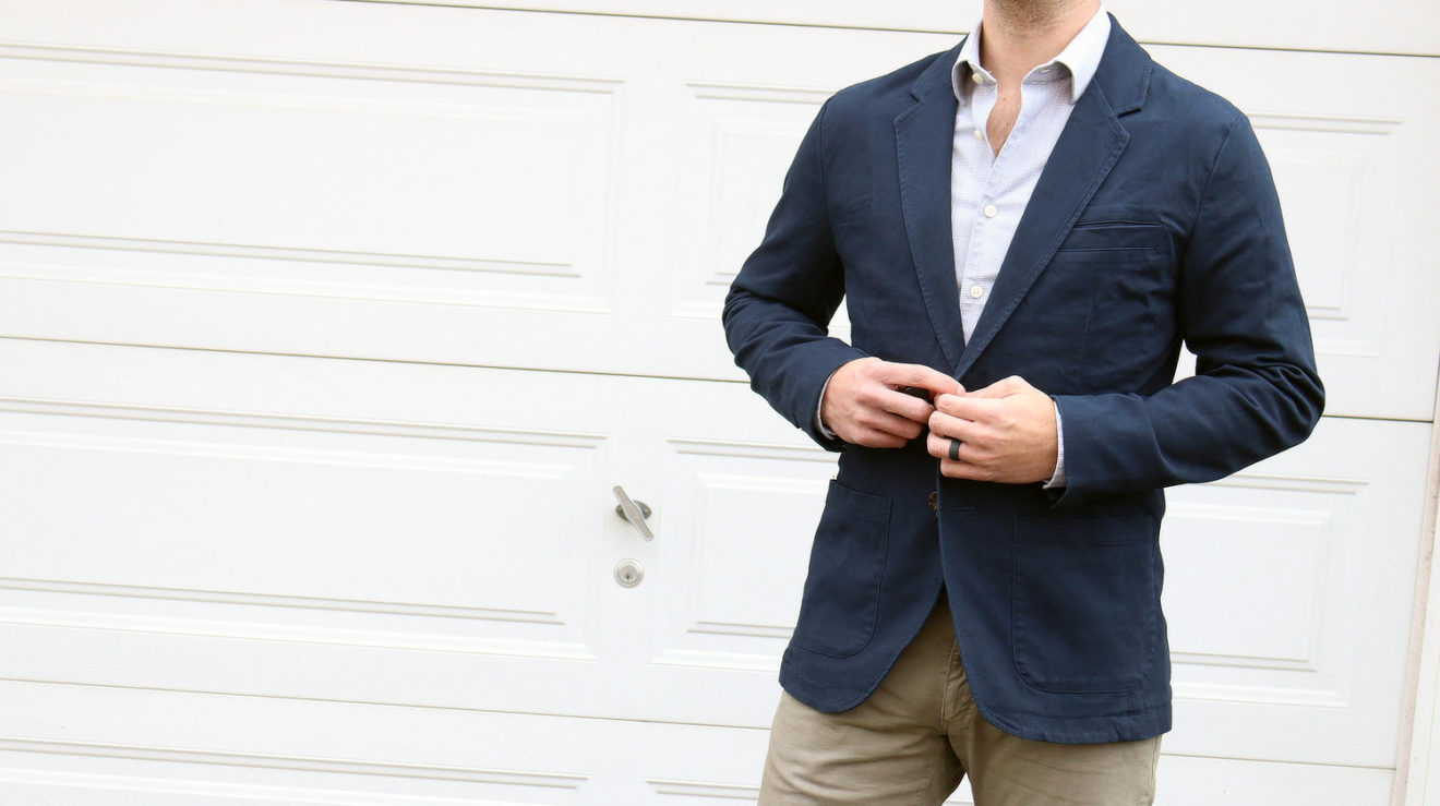 In Review: Target Goodfellow Stretch Cotton Blazer