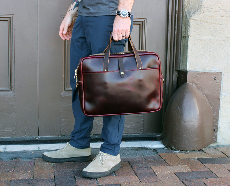 In Review: The Made in the USA Gustin Deluxe Briefcase in Horween ...